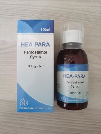 Le sirop de paracétamol 120 mg / 5 ml ; 100 ml
